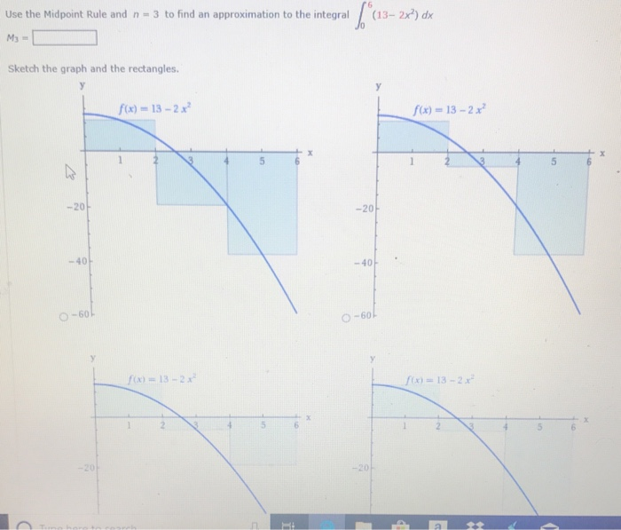 Solved Use the Midpoint Rule and n-3 to find an | Chegg.com