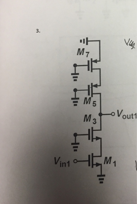 Solved Write out the Av and Rout for the following MOS | Chegg.com