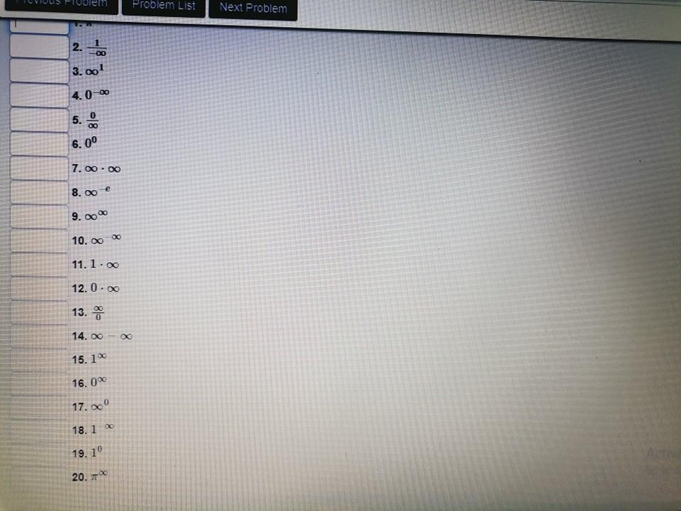 Solved Previous Problem Problem List Next Problem For each | Chegg.com