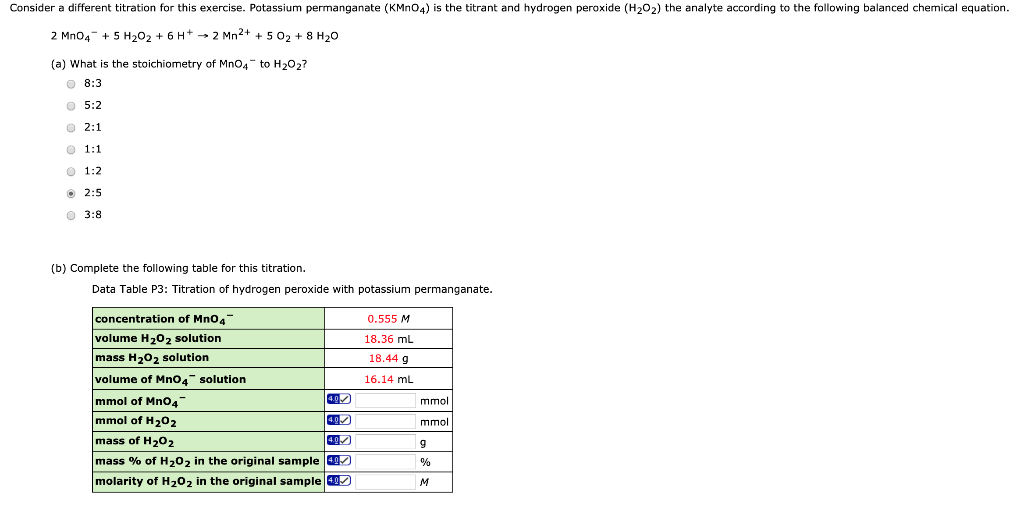 Solved Consider A Different Titration For This Exercise