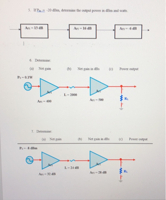 Solved 3. A three-stage amplifier is shown with power gains. | Chegg.com Solved 3. A three-stage amplifier is shown with power gains. | Chegg.com