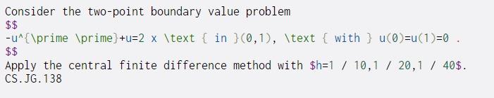 Solved Consider the two-point boundary value problem $$ | Chegg.com