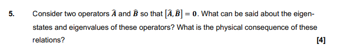 Solved Consider two operators widehat(A) ﻿and widehat(B) ﻿so | Chegg.com