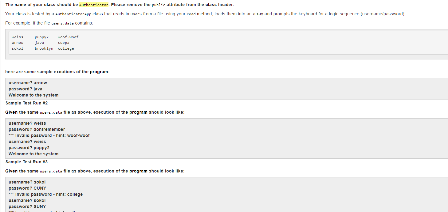 Solved - State - An array of type User (use a capacity of | Chegg.com