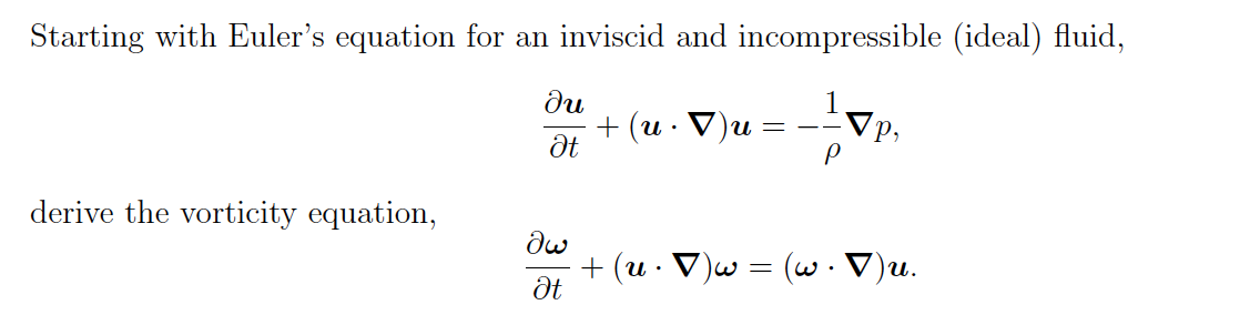Solved Starting With Eulers Equation For An Inviscid And