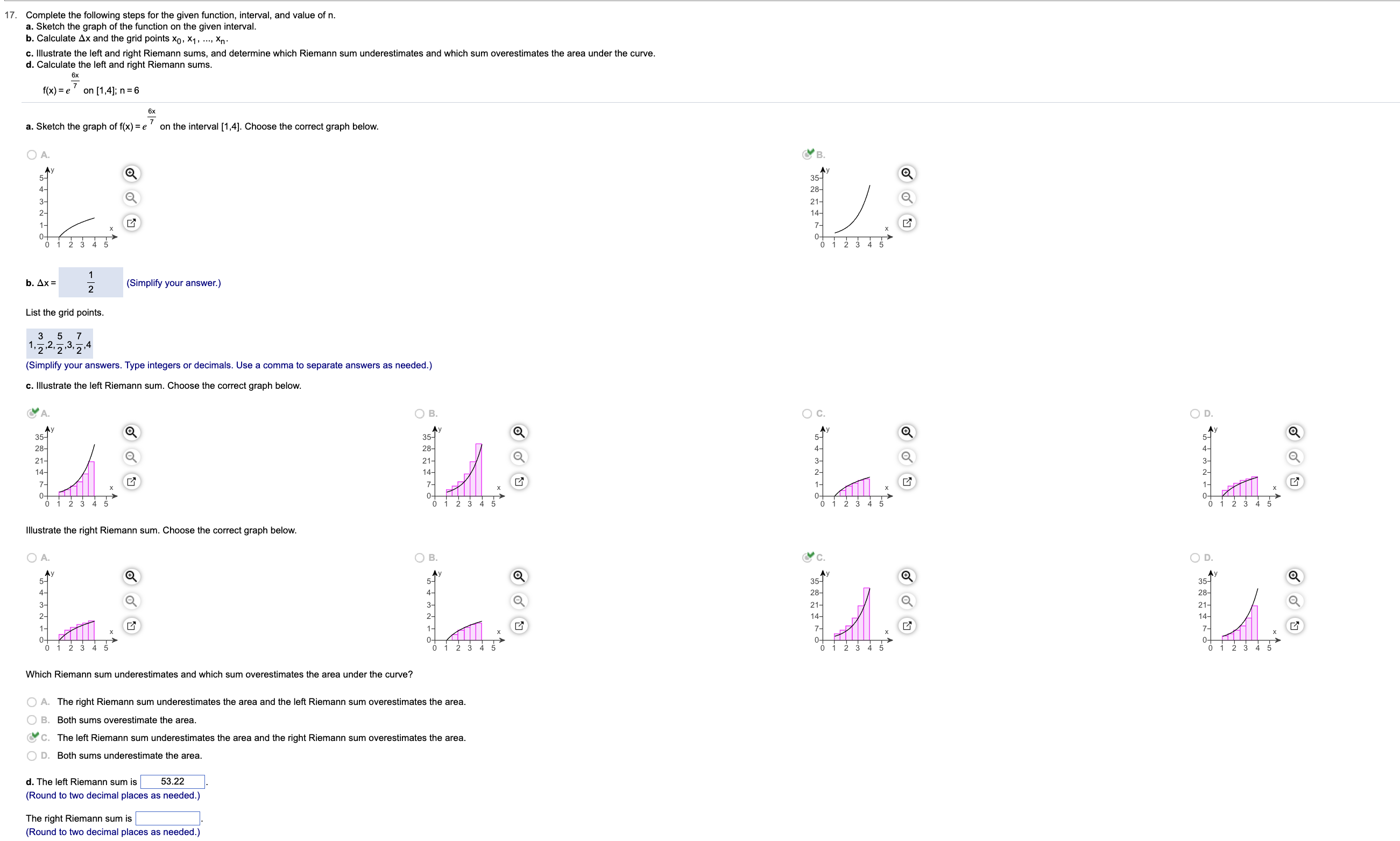 Solved Complete the following steps for the given function, | Chegg.com