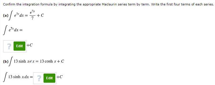 Solved Confirm the integration formula by integrating the | Chegg.com