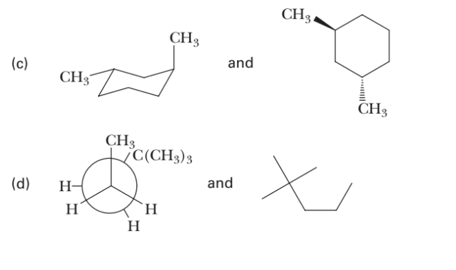Solved: Determine Whether The Following Pairs Of Structure... | Chegg.com