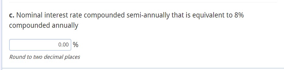 Solved Find the equivalent interest rates to the given | Chegg.com