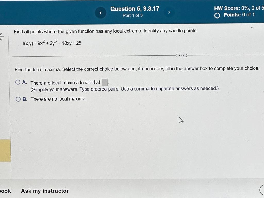 Solved Find all points where the given function has any | Chegg.com