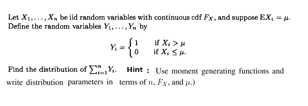 Solved Let X1,..., Xn be iid random variables with | Chegg.com