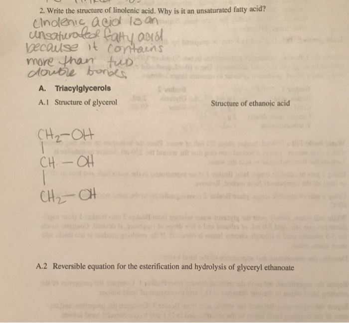 Glyceryl Ethanoate Structure