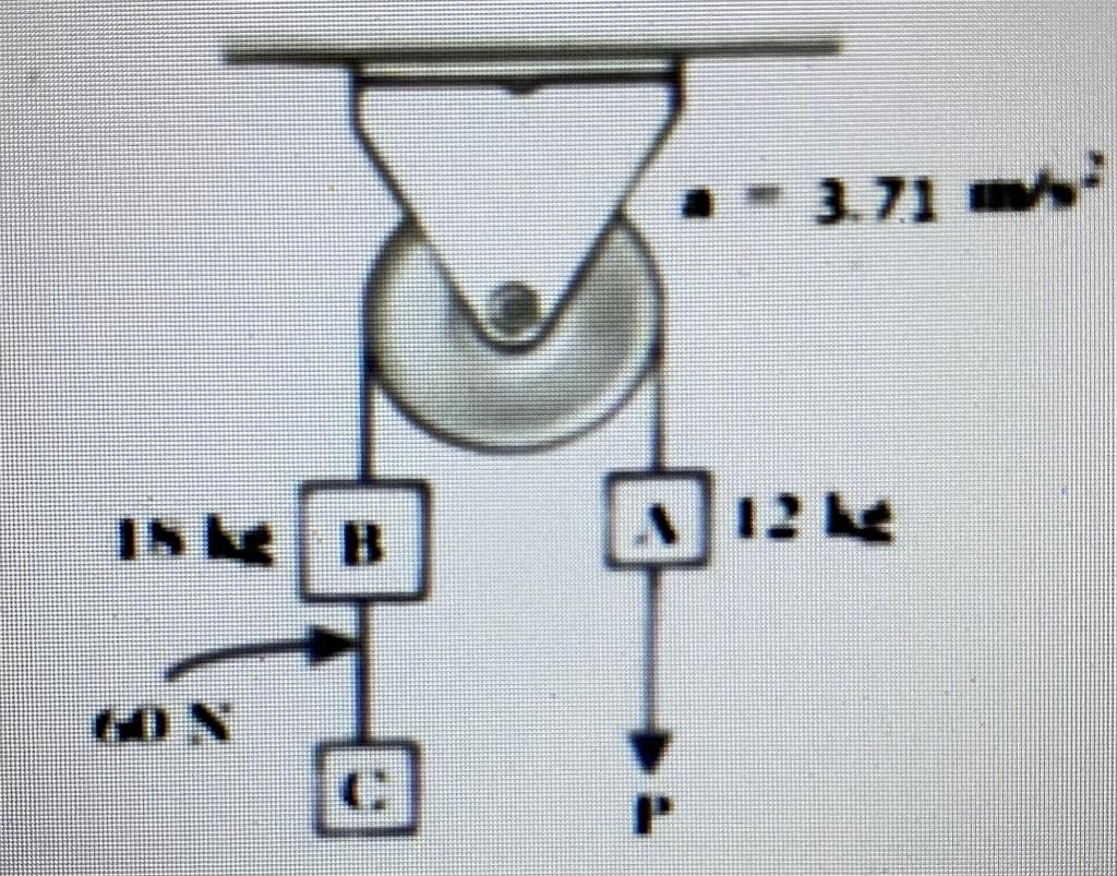 Solved Three blocks, connecting ropes, and a light | Chegg.com