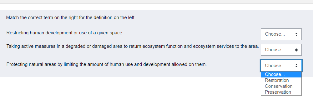 Solved Which is the most important goal of a restoration | Chegg.com