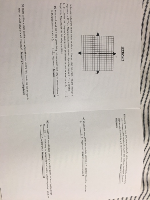 Solved SECTION 2 rero? Answer on the line given here, and | Chegg.com