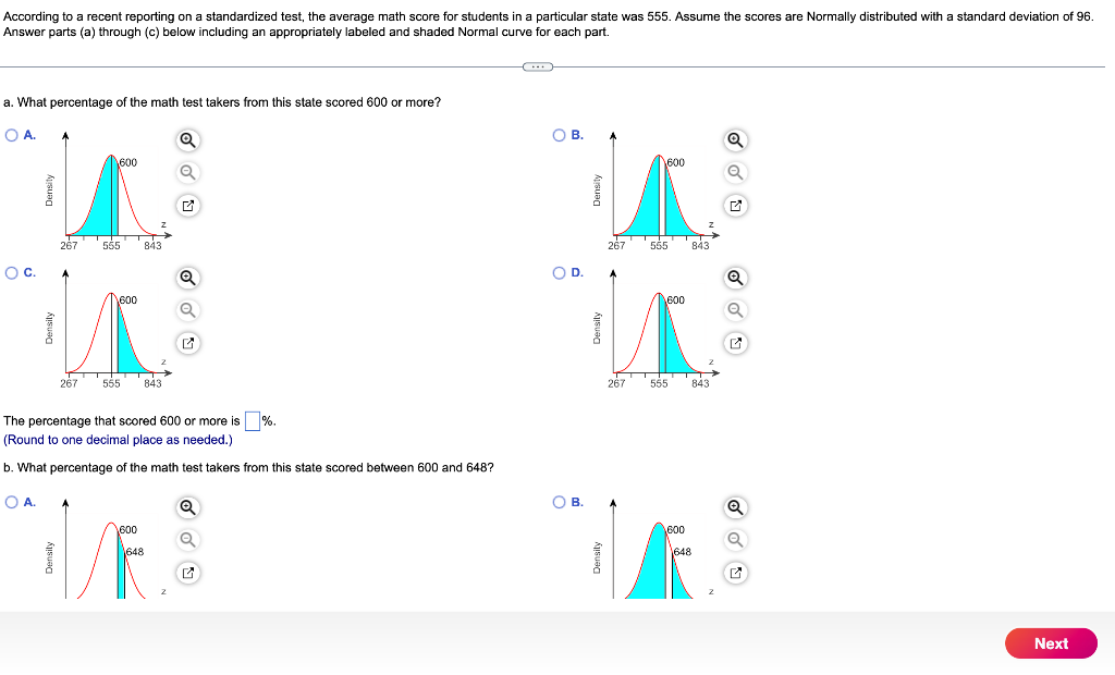 Solved Answer parts (a) through (c) below including an | Chegg.com