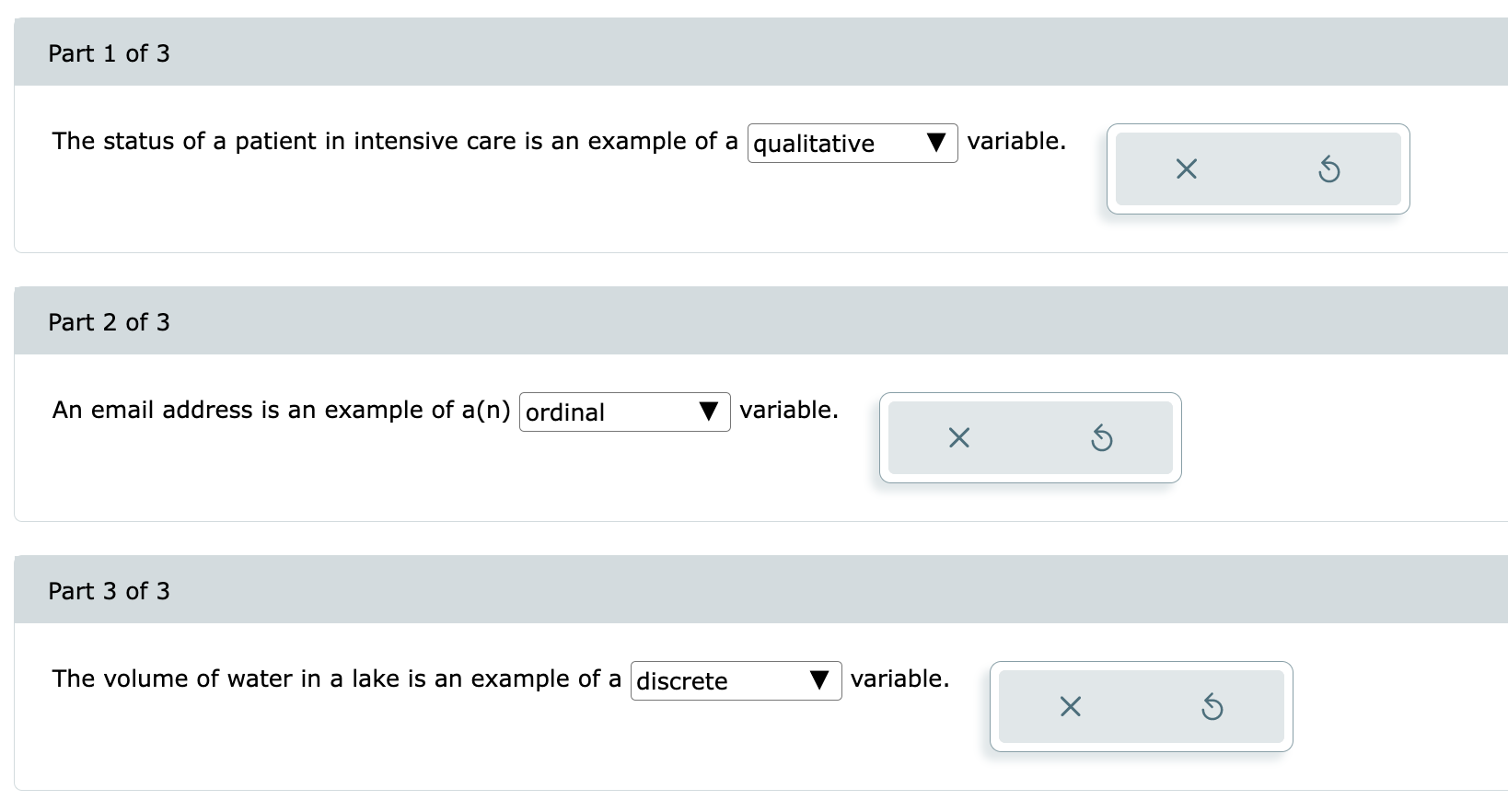 Solved The status of a patient in intensive care is an | Chegg.com
