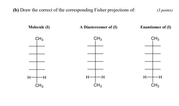 Solved 3. a) Draw clearly the structure of the following | Chegg.com