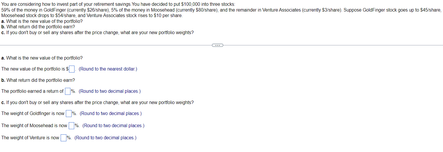 Solved Chapter 12 - Q3: Please answer the questions in full | Chegg.com