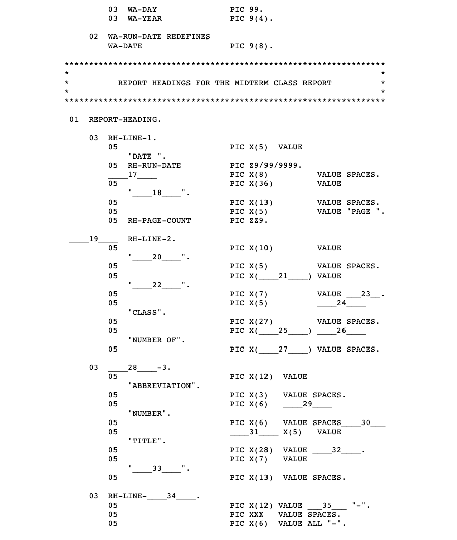 IDENTIFICATION DIVISION. AUTHOR. 1⋅ INSTALLATION. | Chegg.com