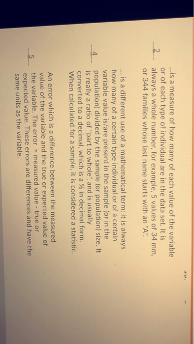 Solved 1. Distribution is a graph for a numeric variable in | Chegg.com