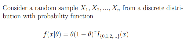 Solved Consider a random sample X1, X2, ..., Xn from a | Chegg.com