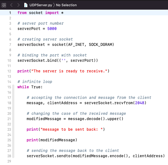 Hi, I need help with UDP chatroom client/server | Chegg.com
