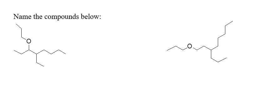 Solved Name The Following Compound Using The Iupac