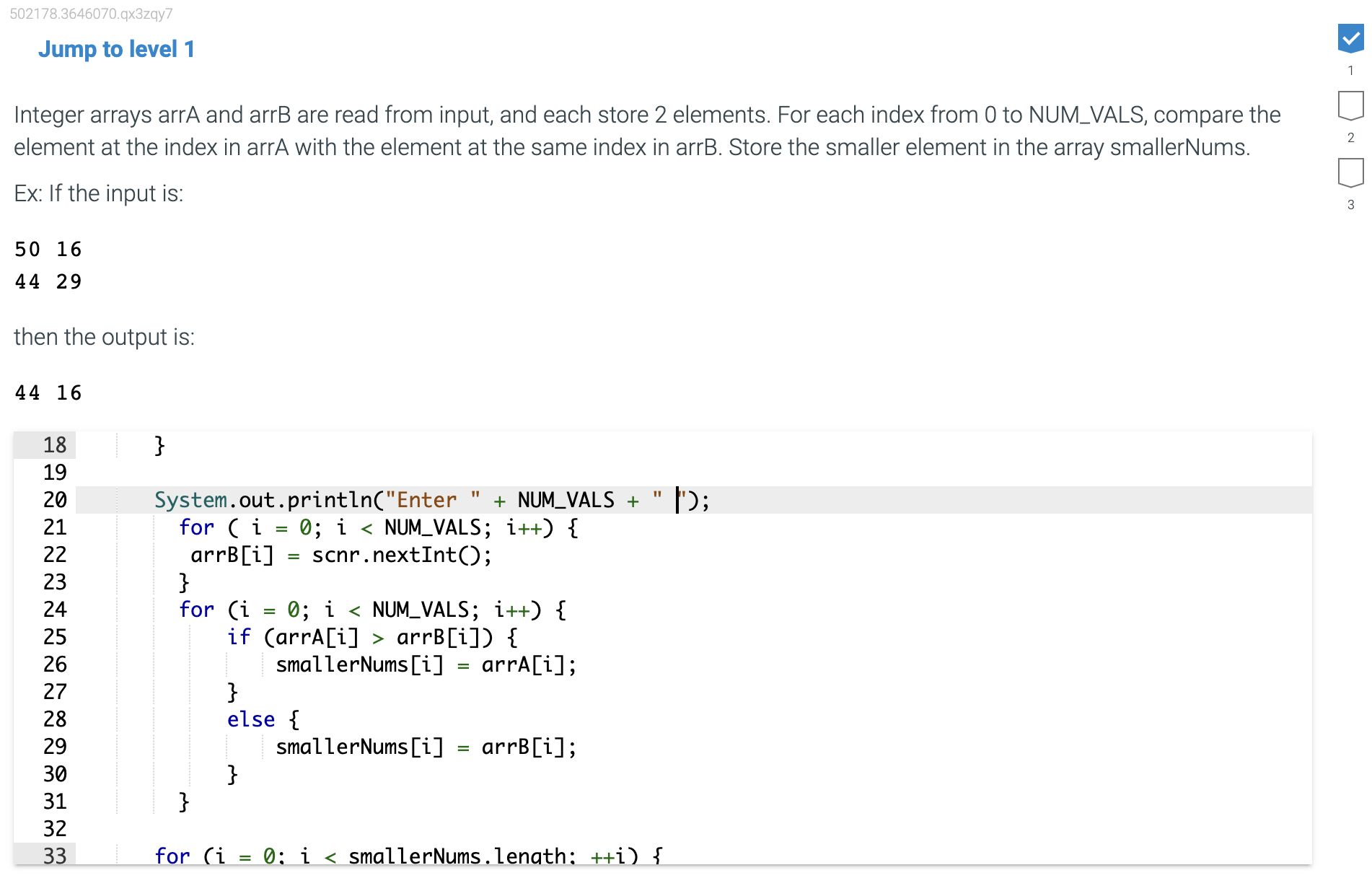 Solved Integer arrays arrA and arrB are read from input, and | Chegg.com Solved Integer arrays arrA and arrB are read from input, and | Chegg.com