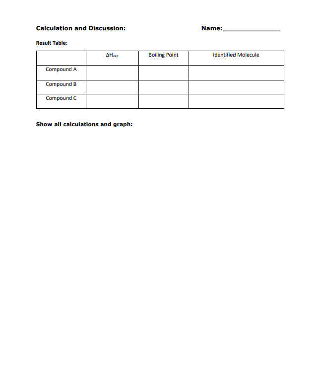 Solved A Clausius-Clapeyron Exercise Experiment Objective | Chegg.com
