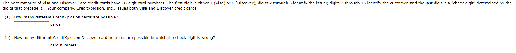Solved A certain identification number is a sequence of nine | Chegg.com