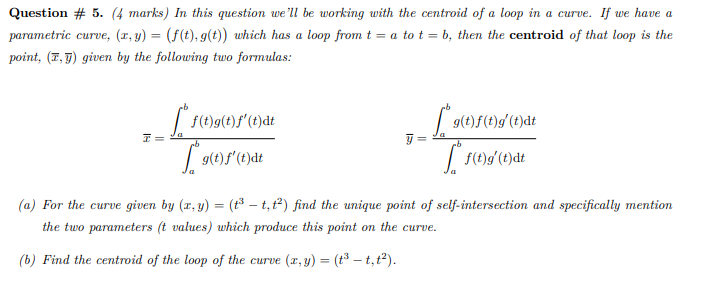 Solved Question \\# 5. (4 marks) In this question we'll be | Chegg.com