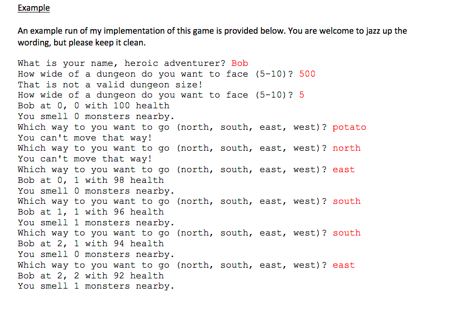 Solved Project 4: Dungeon Escape Your task is to implement a | Chegg.com