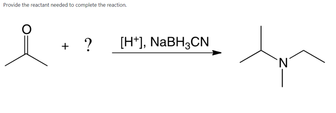 Solved Provide the reactant needed to complete the reaction. | Chegg.com