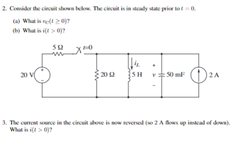 [Solved]: Consider the circuit shown below. The circuit is