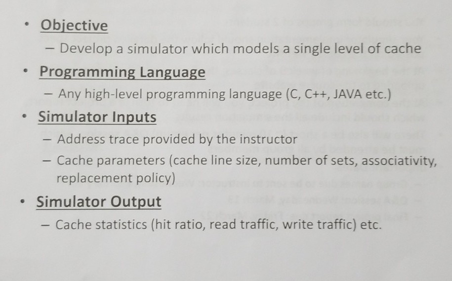 Solved Project Objective The goal of the project is to | Chegg.com