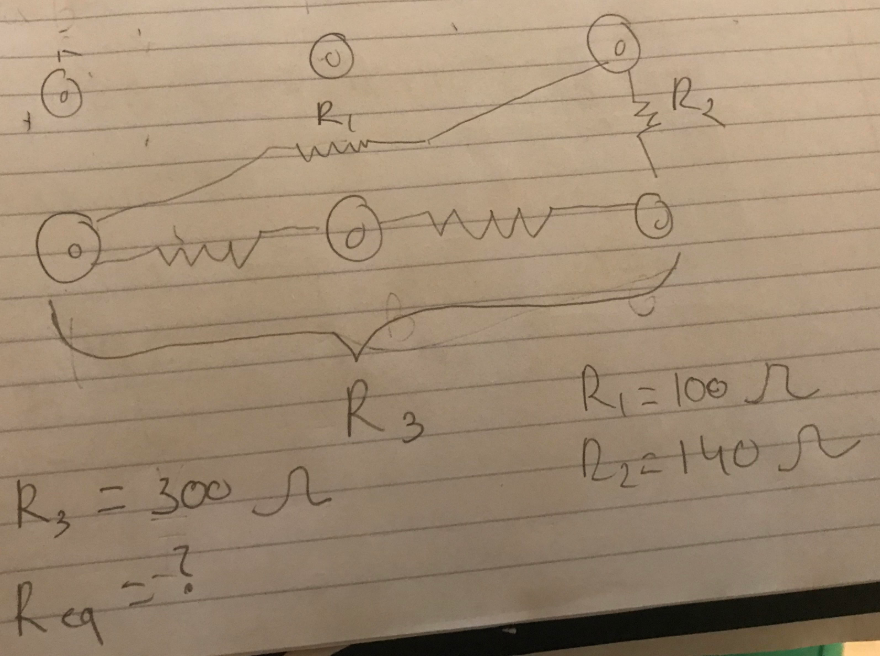Solved Find the total resistance of the equation. Show each | Chegg.com