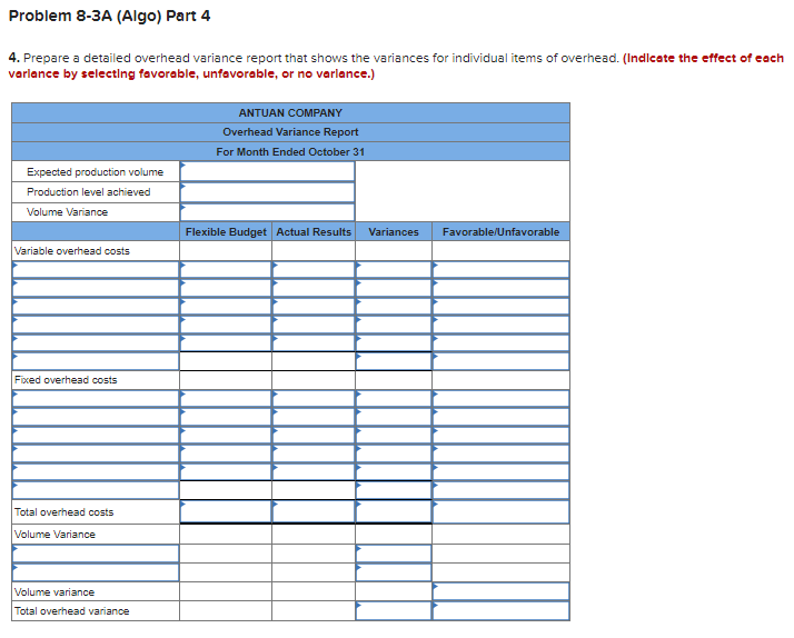 Solved Requlred Information Problem 8-3A (Algo) Flexible | Chegg.com