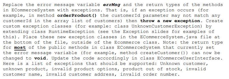 Code in Java: import java.io.EOFException; import | Chegg.com