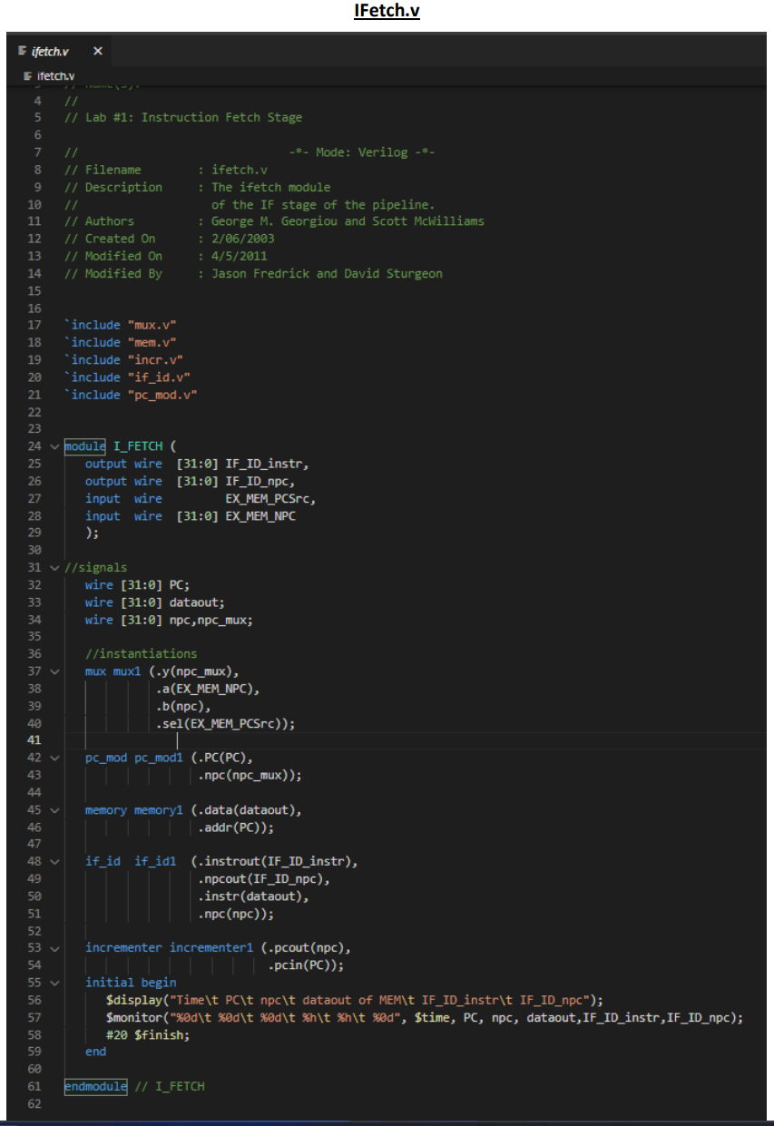 Solved Verilog Code Add Comments To The Lines Of Code To 