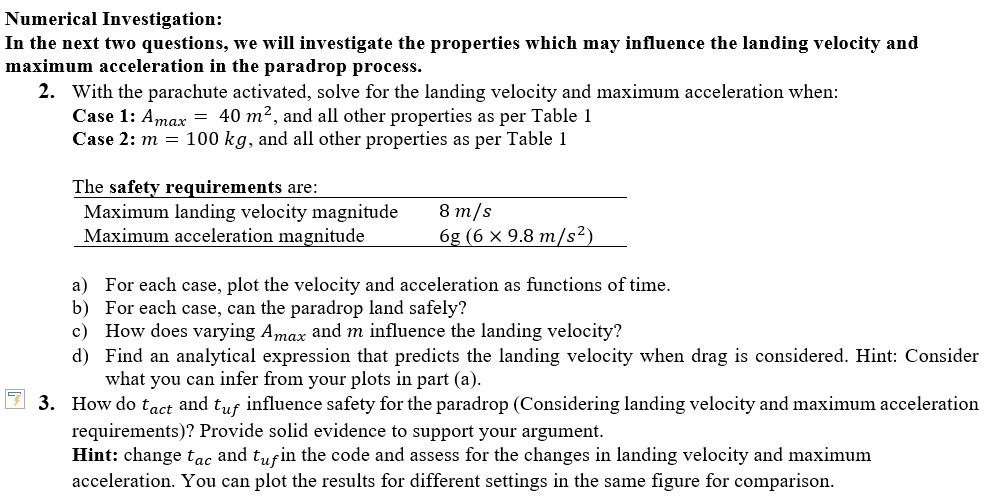 Mechanical engineering dynamics question using | Chegg.com