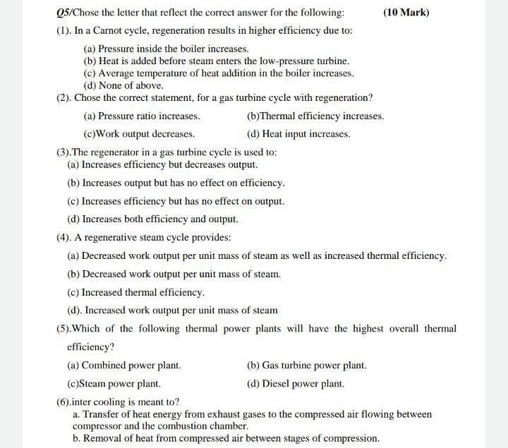 Solved Q5/Chose the letter that reflect the correct answer | Chegg.com Solved Q5/Chose the letter that reflect the correct answer | Chegg.com