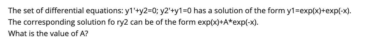 Solved Consider the first order non-homogeneous ODE: | Chegg.com