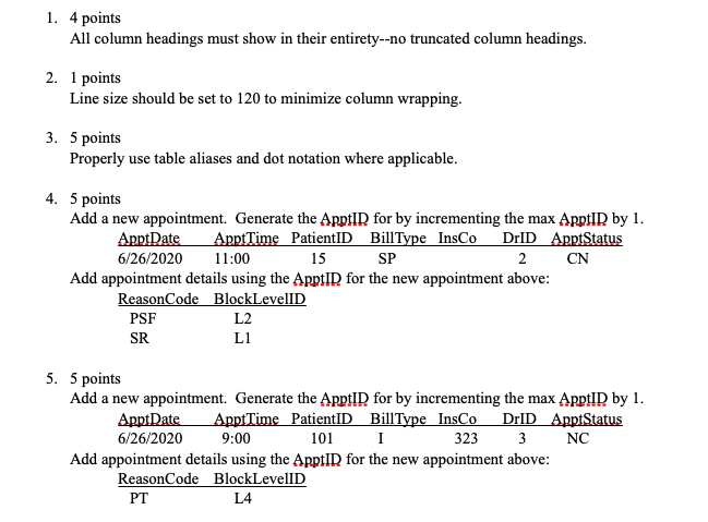Using the tables you created in Project 2, create a | Chegg.com