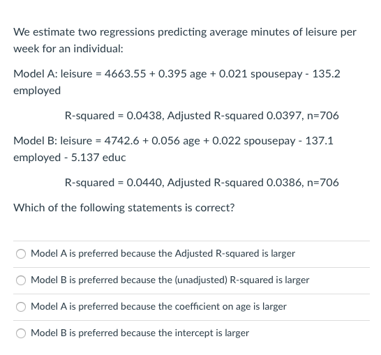 Solved Using robust standard errors to solve an | Chegg.com
