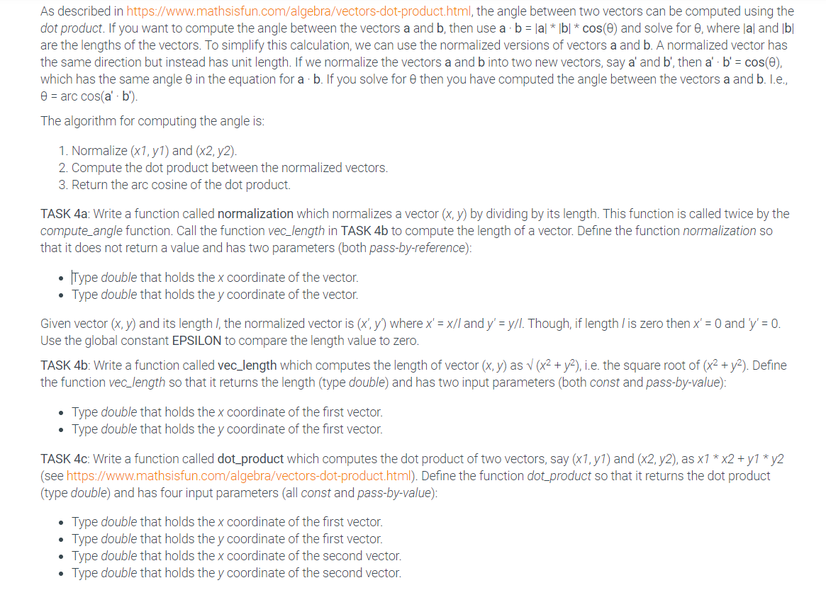 Solved Please do not use break statements and PLEASE use all | Chegg.com