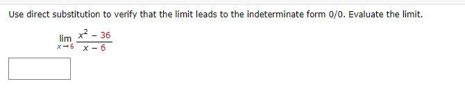 Solved Use direct substitution to verify that the limit | Chegg.com