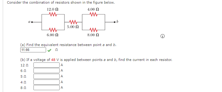 Solved Consider the combination of resistors shown in the | Chegg.com