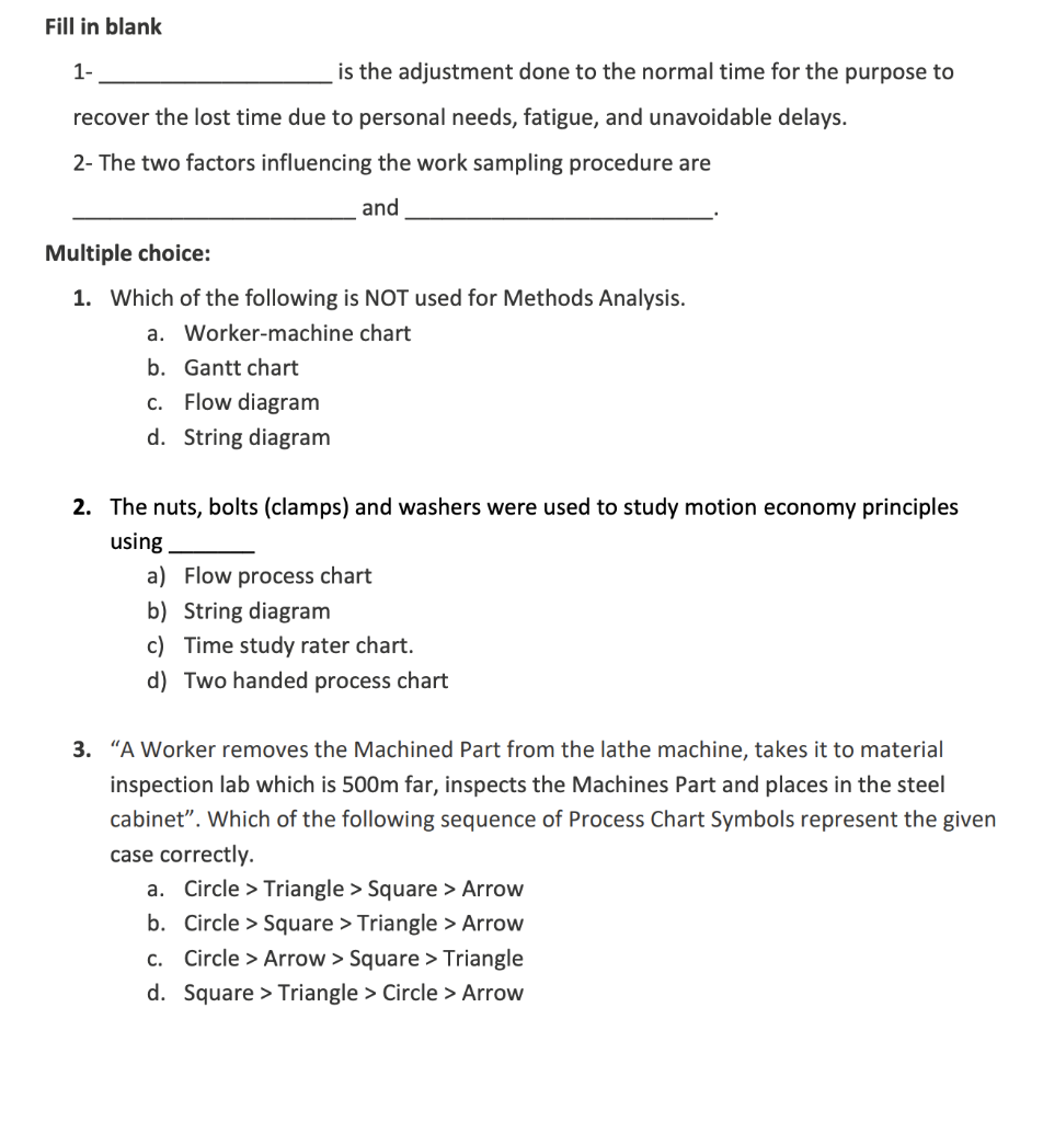 Solved Fill in blank 1- is the adjustment done to the normal | Chegg.com
