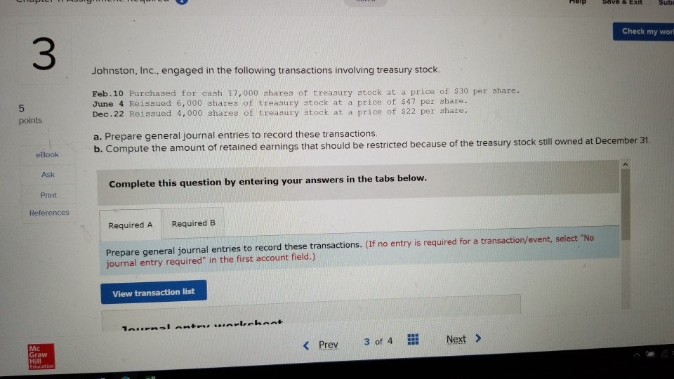 Solved Chapter 11 Assignment: Required Saved Help Save & | Chegg.com